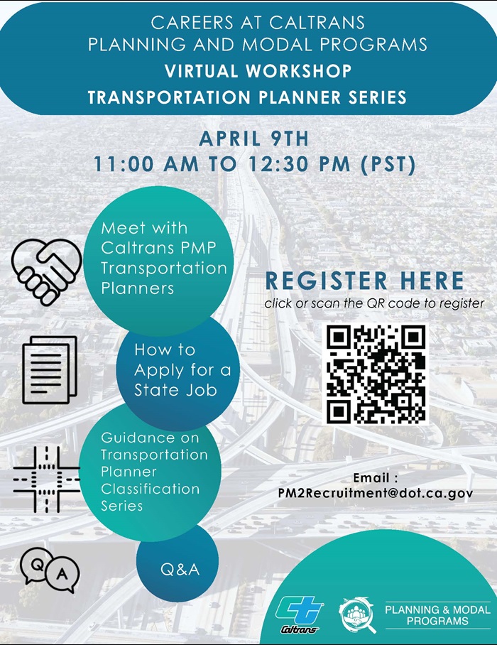 Planning and Modal Program Recruitment | Caltrans
