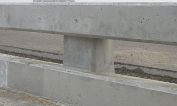 California Type 85 Concrete Post and Beam Bridge Rail | Caltrans