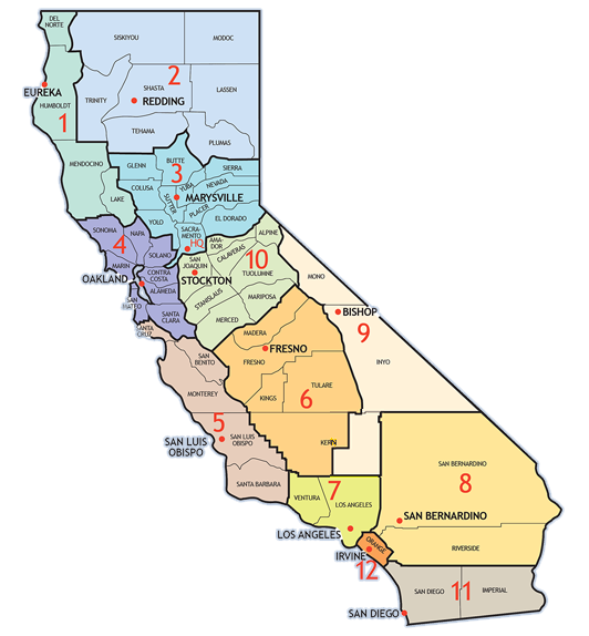 CalTrans Traffic WebCams By District